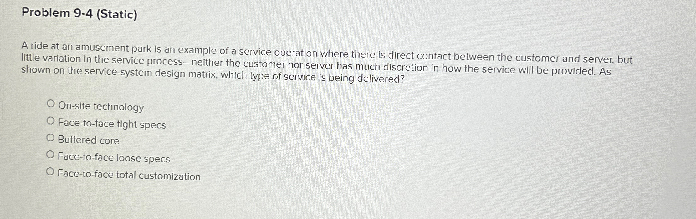 Solved Problem 9-4 (Static)A ride at an amusement park is an | Chegg.com