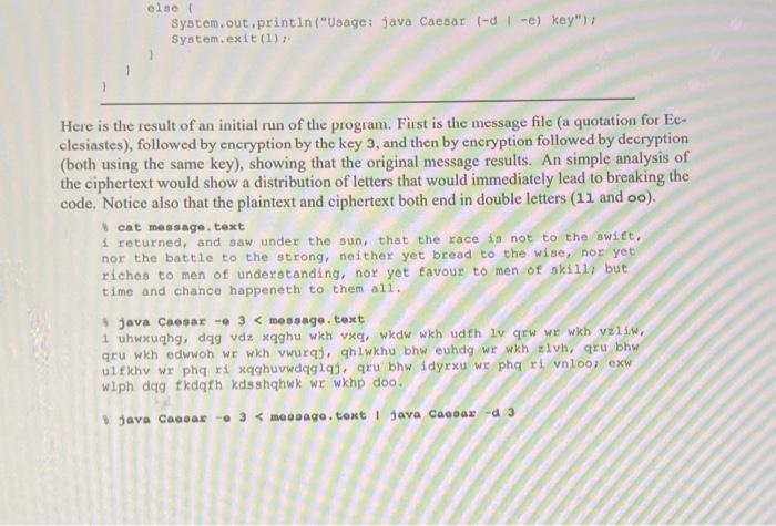 Solved my code runs, but where do i put the message in to be | Chegg.com