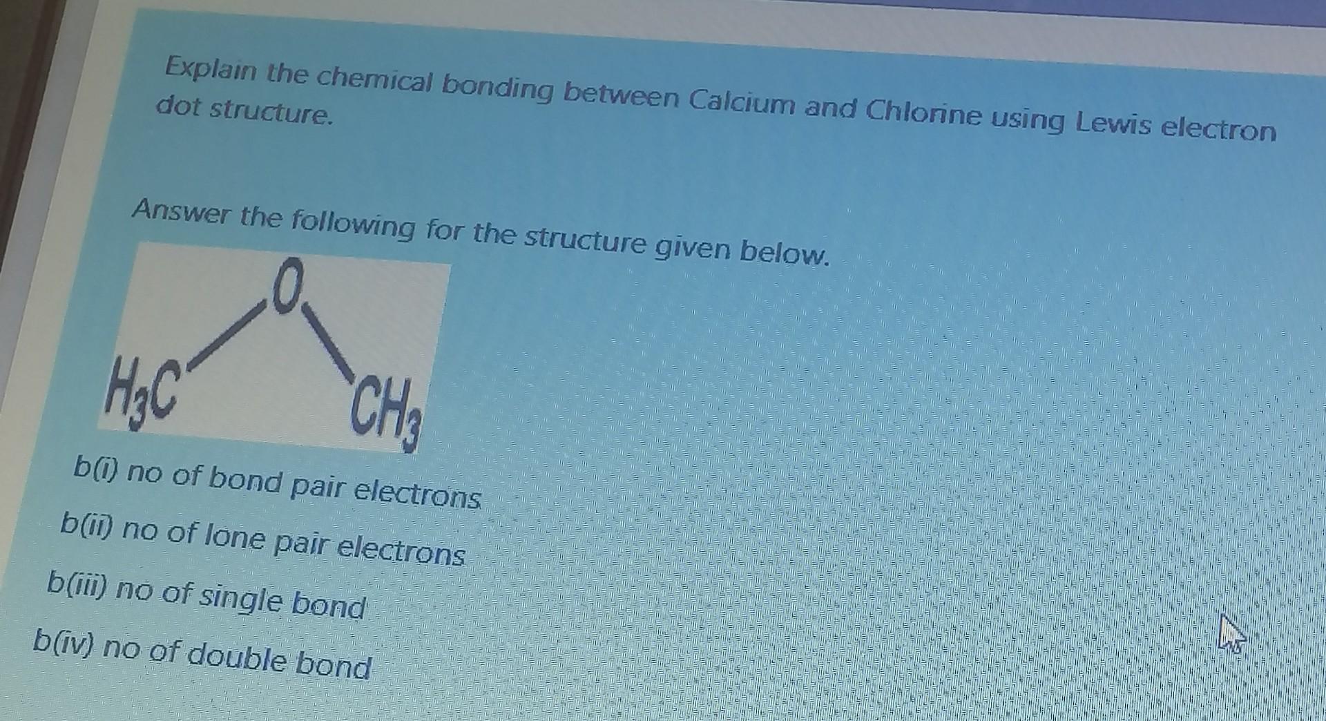 Solved Explain the chemical bonding between Calcium and | Chegg.com