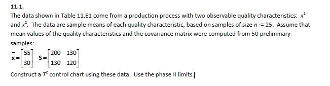 Solved Reconsider the situation in Exercise 11.1. Suppose | Chegg.com