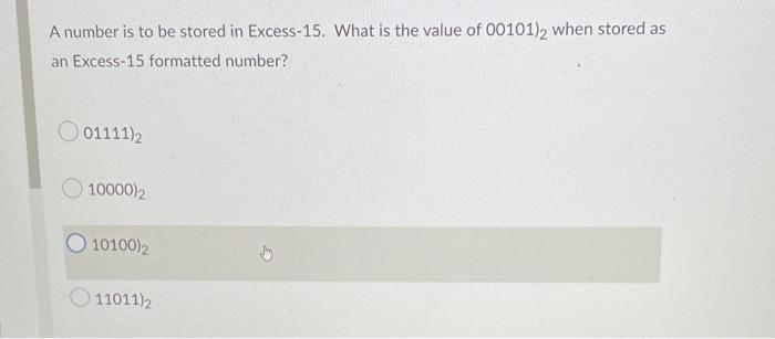 Solved The following four bit binary number is stored in 2's | Chegg.com