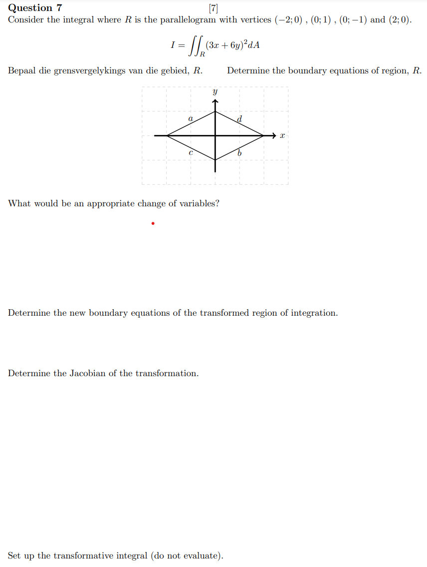 Solved Thank you in advance!Consider the integral where R | Chegg.com