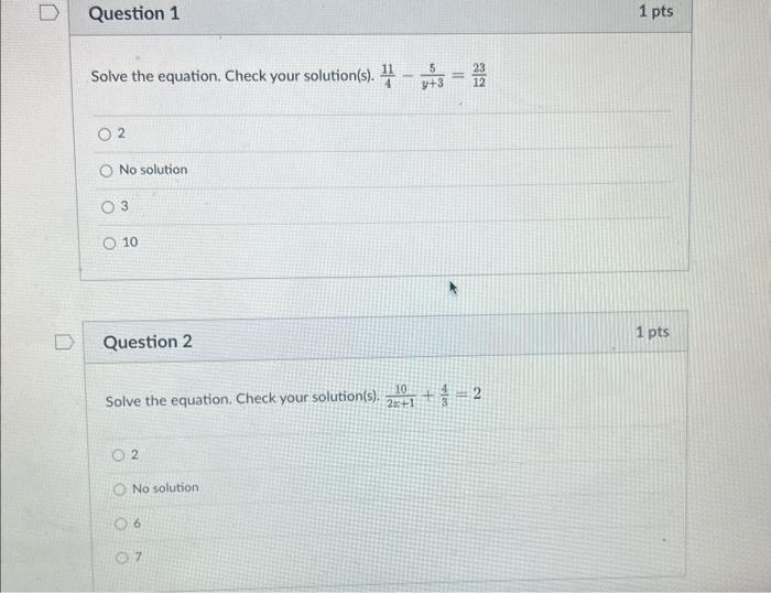 Solve the equation. Check your solution(s). | Chegg.com