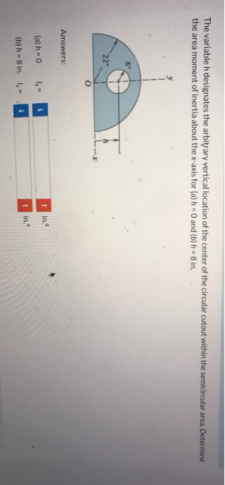 Solved The variable h designates the arbitrary vertical | Chegg.com