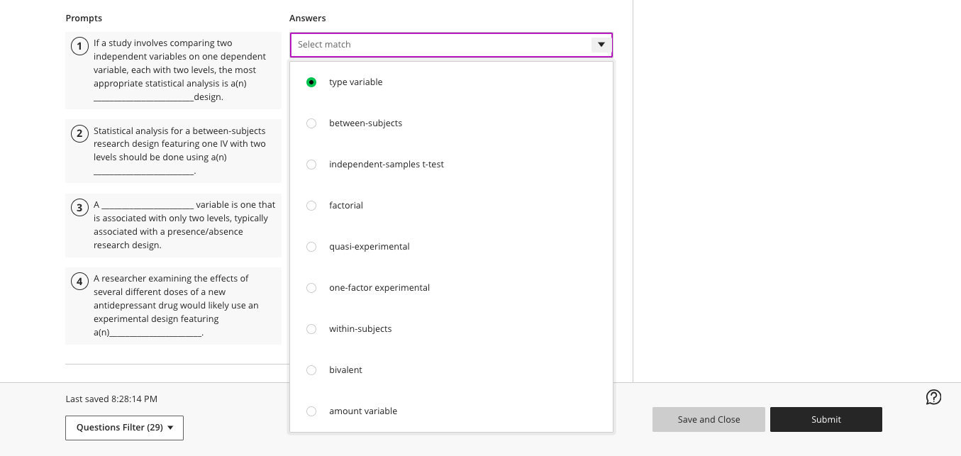 Solved Prompts(1)If a study involves comparing | Chegg.com