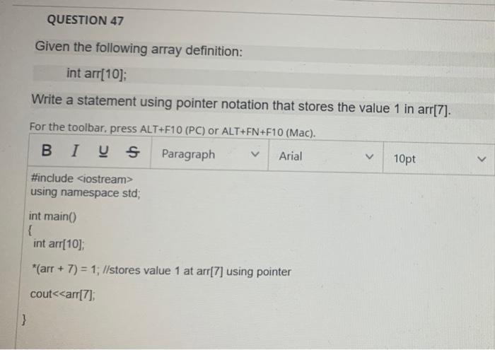 Solved QUESTION 38 Define a vector of doubles called values | Chegg.com