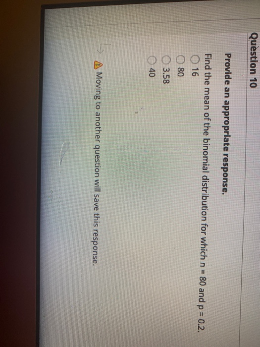 Solved Question 10 Provide An Appropriate Response Find The