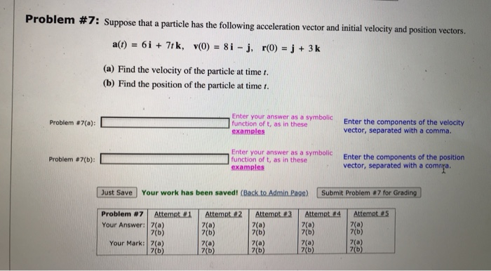Solved Problem #7: Suppose that a particle has the following | Chegg.com