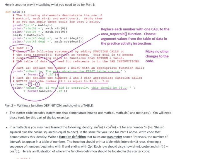 Solved Practice Activity Functions Objectives: • calling an | Chegg.com