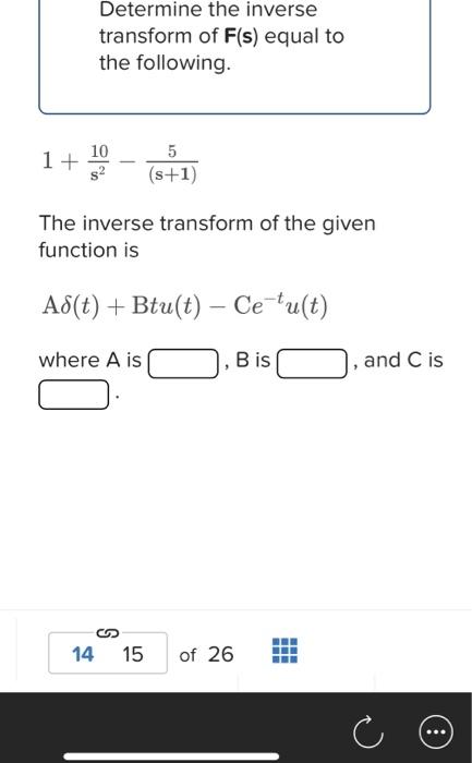 Solved Obtain the time-domain expression which corresponds | Chegg.com