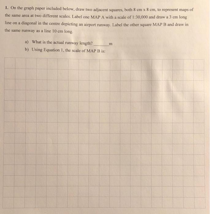Solved Equation 1 = (known RF x distance on map 1)/(distance | Chegg.com