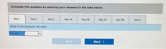 Solved Problem 5-23 (Static) CVP Applications; Contribution | Chegg.com
