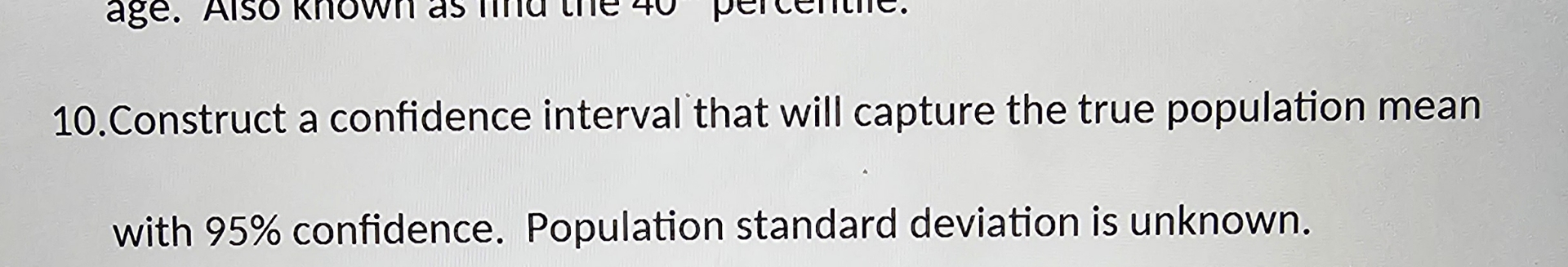 Solved Construct a confidence interval that will capture the | Chegg.com