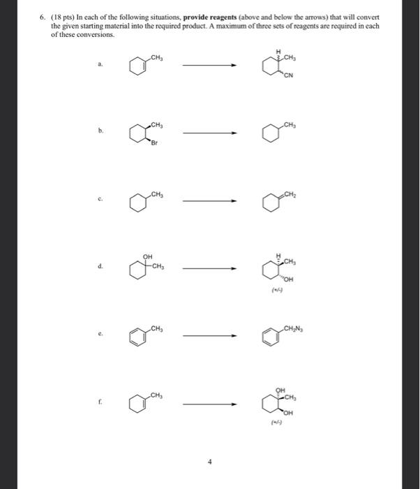 Solved 6. (18 pts) In each of the following situations, | Chegg.com