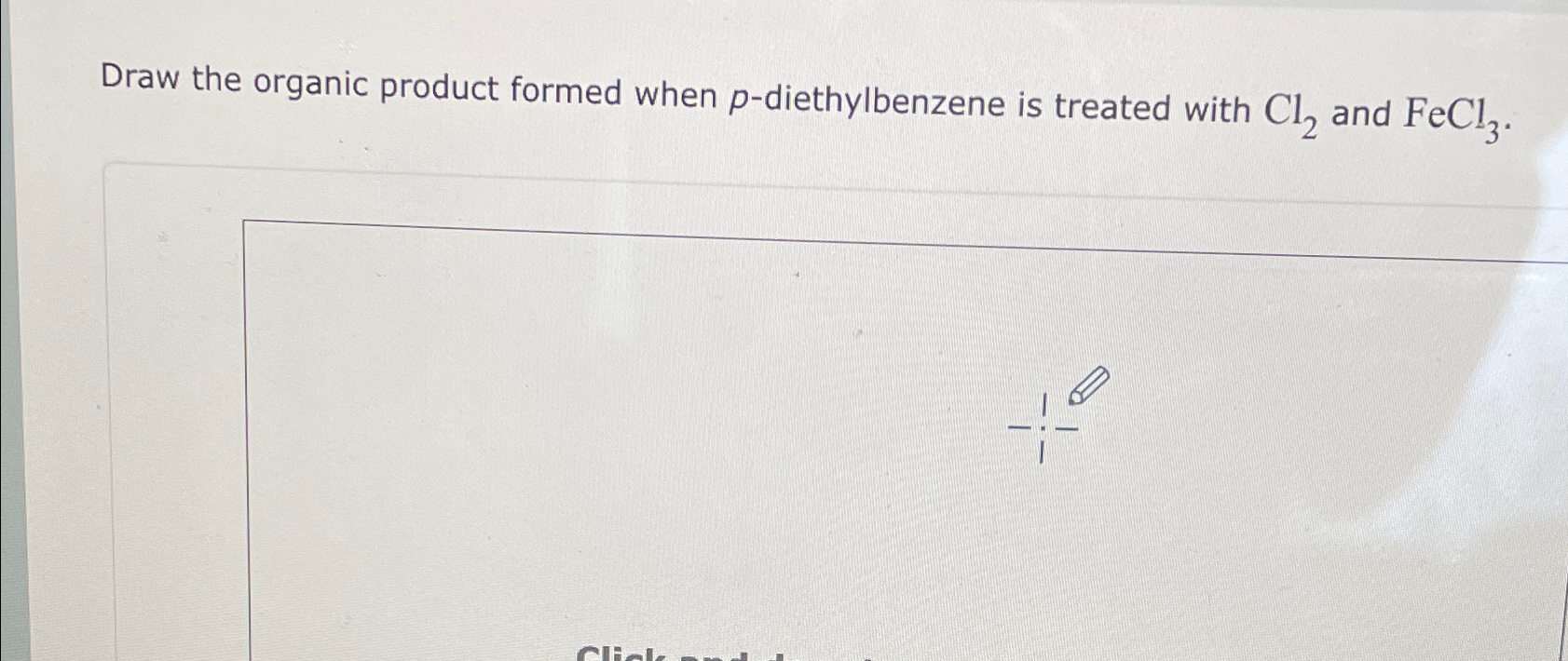 Solved Draw the organic product formed when p-diethylbenzene | Chegg.com