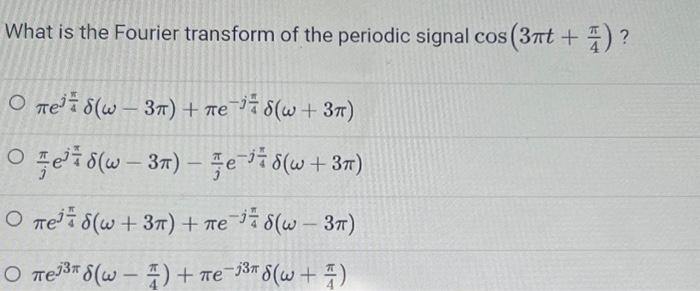 Solved The signal x(t) has Fourier transform X(jω) as shown | Chegg.com