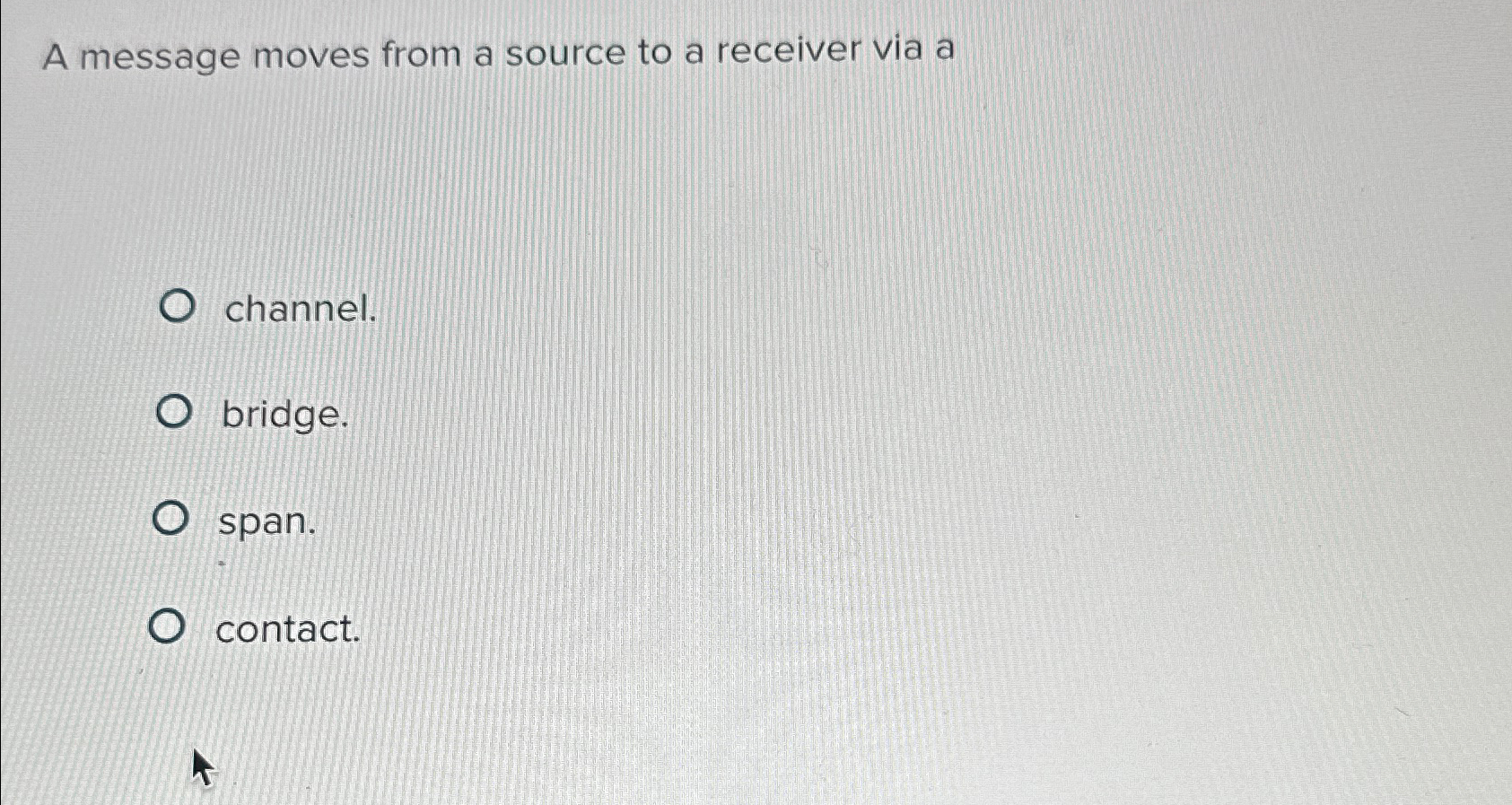 Solved A message moves from a source to a receiver via | Chegg.com