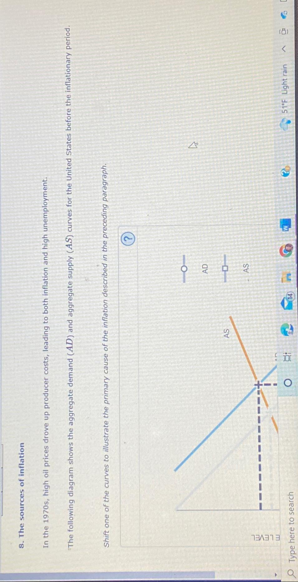 Solved The sources of inflationIn the 1970s, ﻿high oil | Chegg.com
