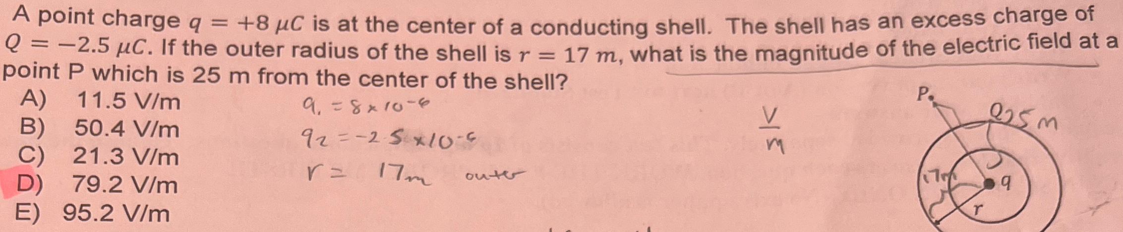 Solved A point charge q=+8μC is at the center of a | Chegg.com Solved A point charge q=+8μC is at the center of a | Chegg.com