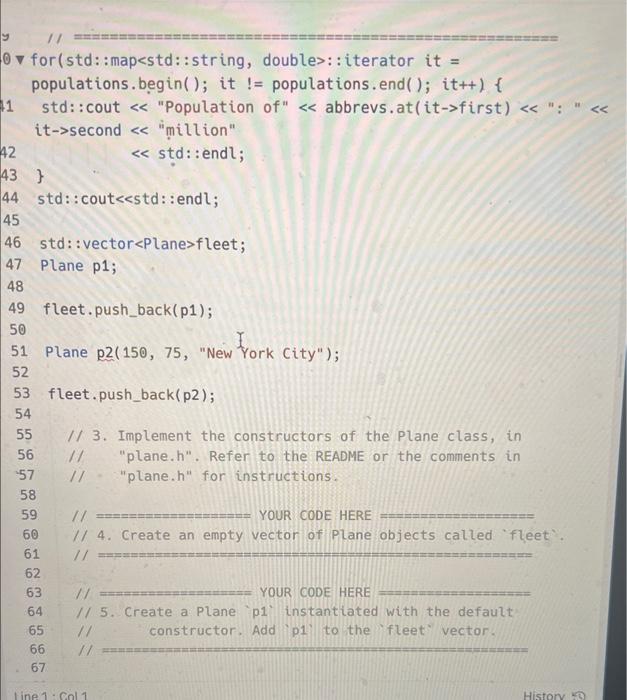 Solved \# include \#include \#include \#include "plane: h | Chegg.com