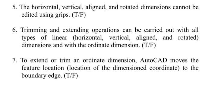Solved 5. The horizontal, vertical, aligned, and rotated | Chegg.com