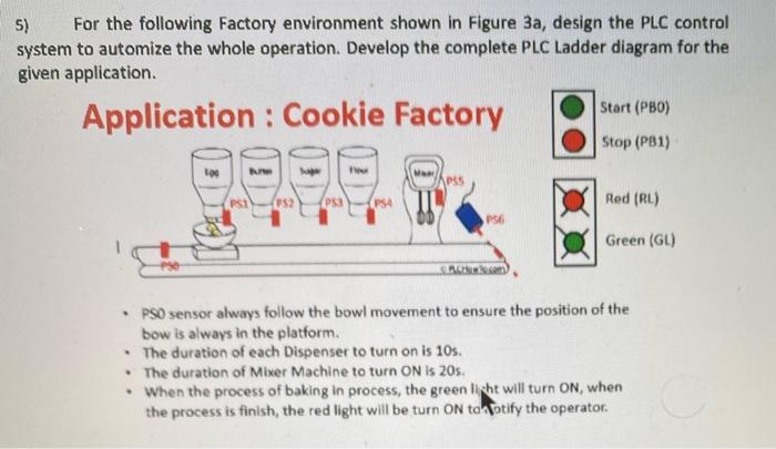 5) For the following Factory environment shown in | Chegg.com