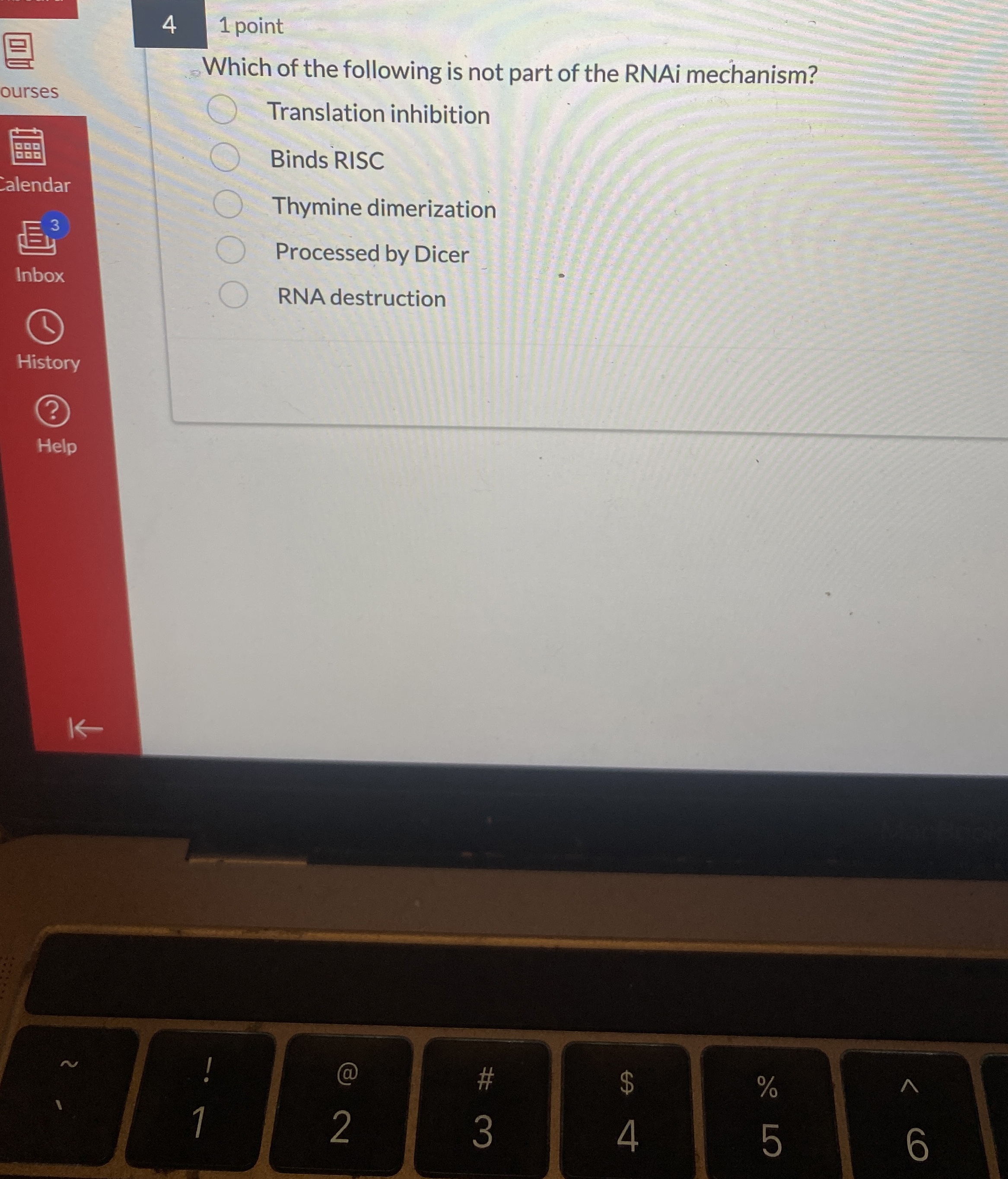 Solved 41 ﻿pointoursesWhich of the following is not part of | Chegg.com