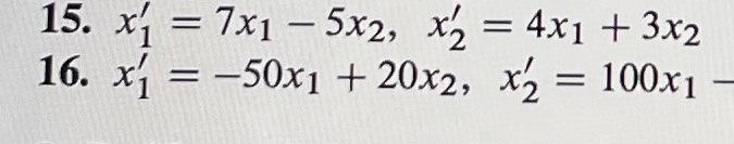 Solved In Problems 1 through 16, apply the eigenvalue method | Chegg.com