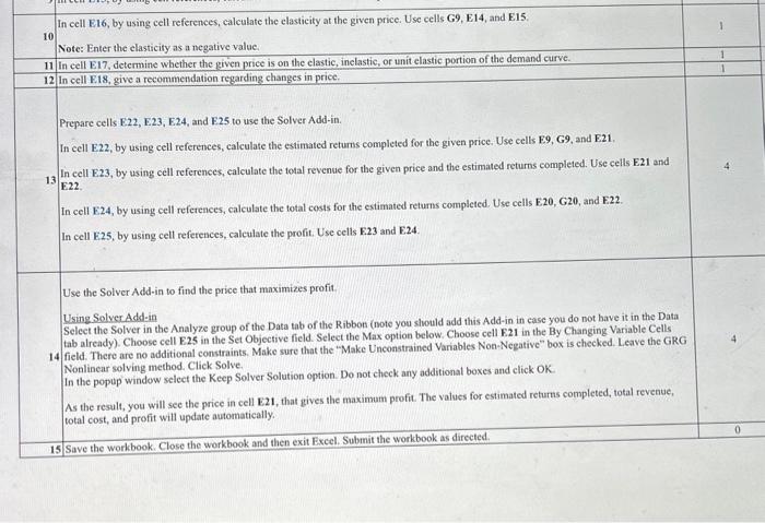Solved In cell C6, insert a Scatter Chart for the Returns | Chegg.com