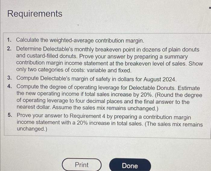 Solved Requirement 1. Calculate the weighted-average | Chegg.com