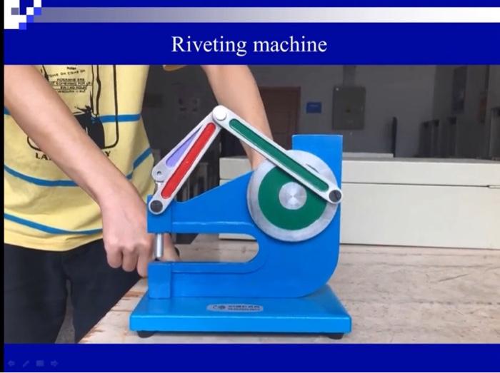 Solved 2) Try to draw the Kinematic Diagrams of Riveting | Chegg.com