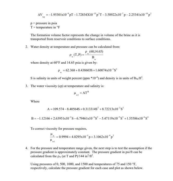 Plot injection rate, bwpd vs bottomhole pressure, | Chegg.com