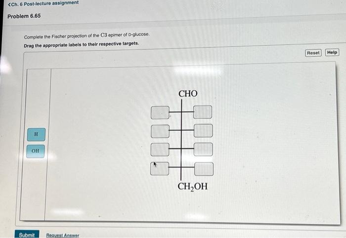 Solved Complete the Fischer projection of the C3 epimer of | Chegg.com