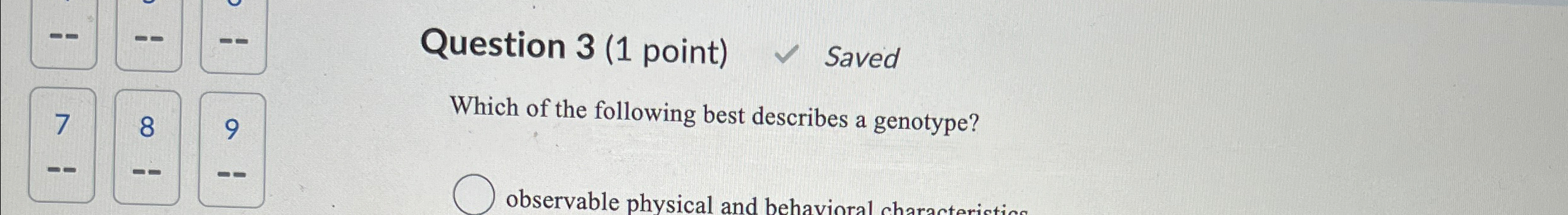 Solved Question 3 (1 ﻿point) ﻿SavedWhich of the following | Chegg.com