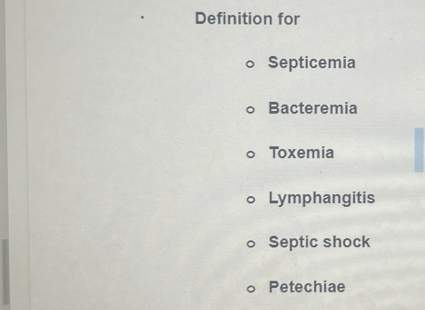 Solved Definition | Chegg.com