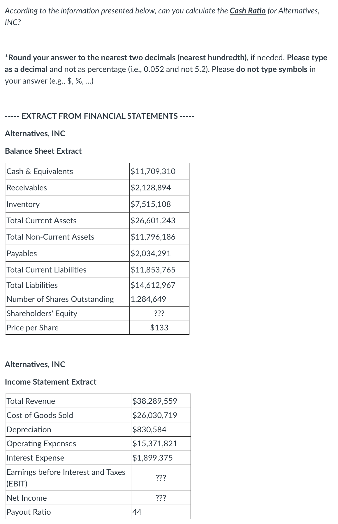 Solved According to the information presented below, can you | Chegg.com