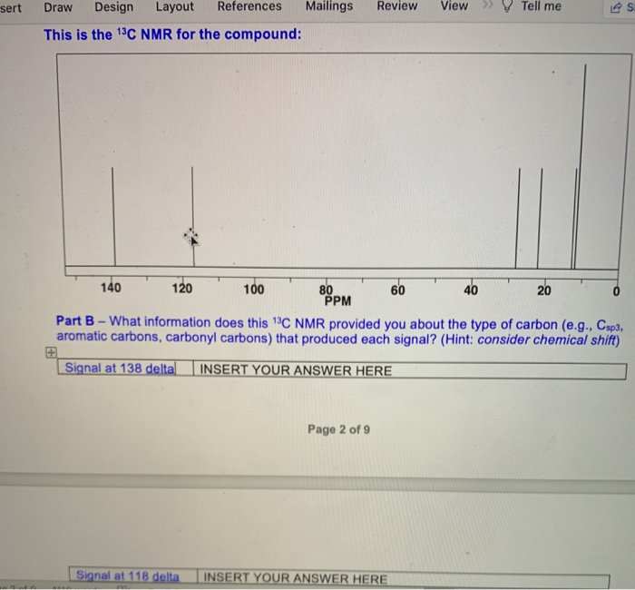 Solved Draw sert Design Layout References Mailings Review | Chegg.com