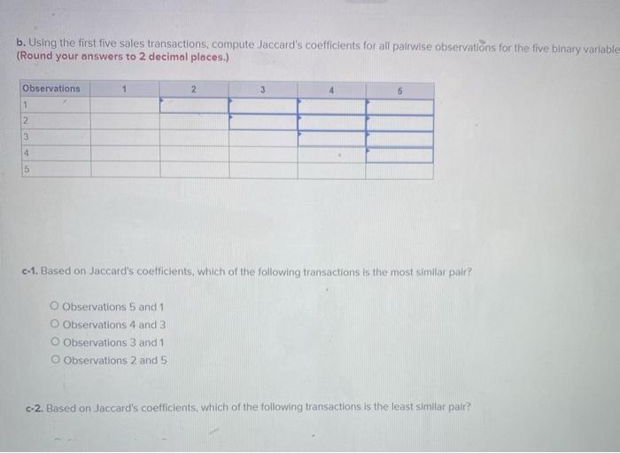 Consider the following data that shows a portion of | Chegg.com