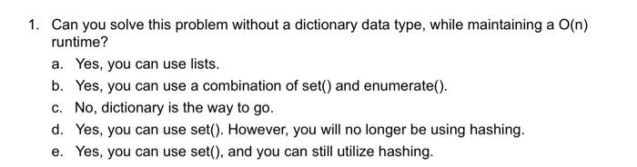 Solved def twosum (nums, target): hashset ={} for i in range | Chegg.com
