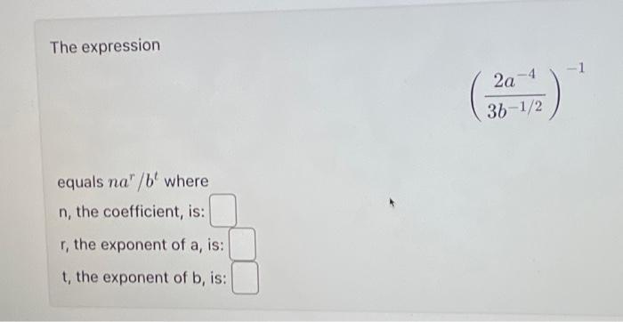 Solved The expression equals na" /bt where n, the | Chegg.com