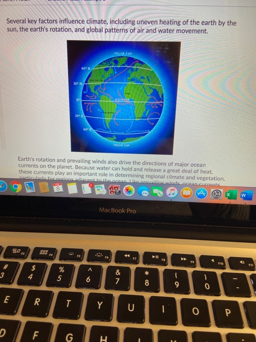 Solved Several key factors influence climate, including | Chegg.com