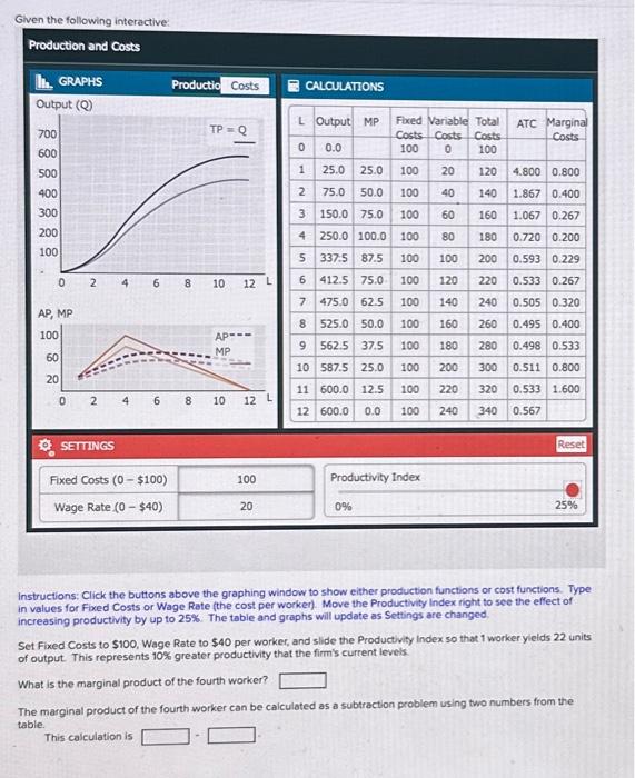 Solved SETIINGS Reset nstructions: Click the buttons above | Chegg.com