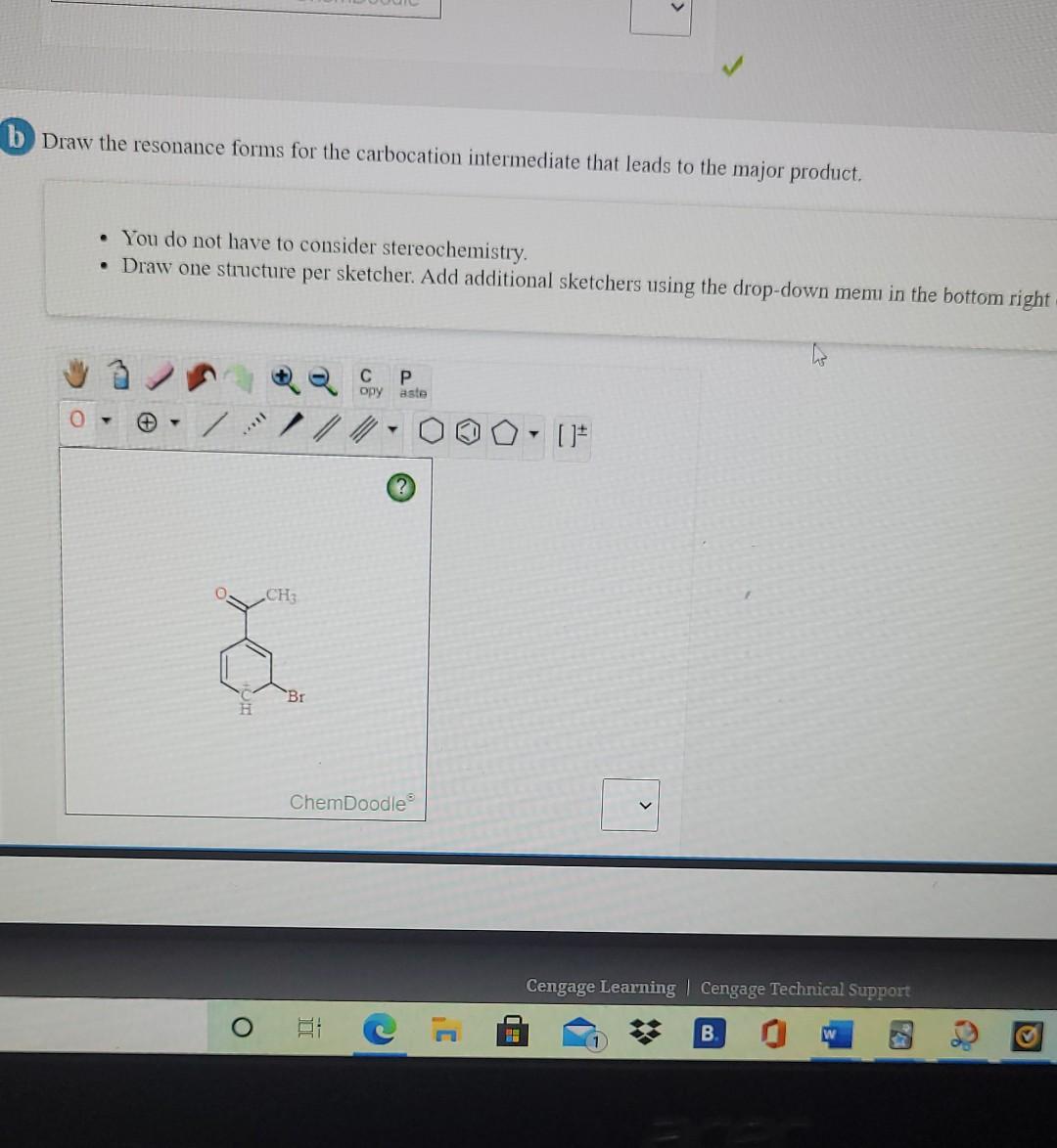 Solved points. a Draw the structure of the major organic | Chegg.com