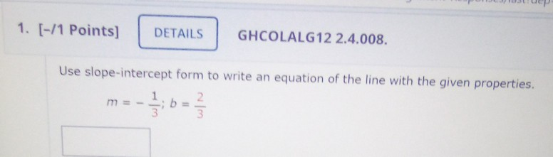 Solved 1. [-/1 Points] DETAILS GHCOLALG12 2.4.008. Use | Chegg.com