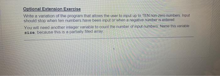 Solved Lab 5. Arrays Lab Objectives: To gain experience with | Chegg.com Solved Lab 5. Arrays Lab Objectives: To gain experience with | Chegg.com