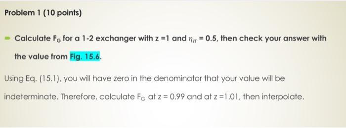 Solved Problem 1 (10 points) Calculate Fg for a 1-2 | Chegg.com