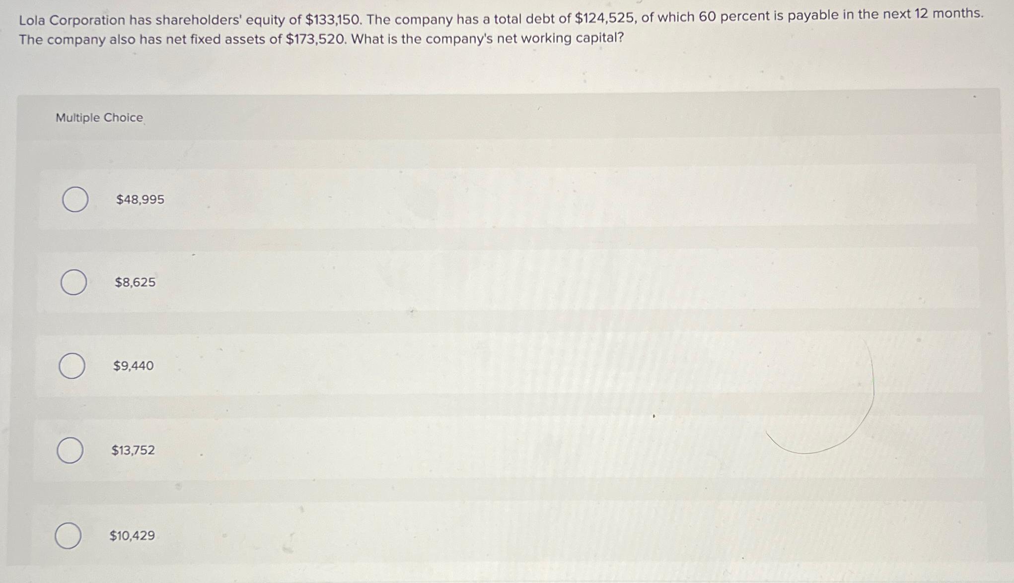 Solved Lola Corporation has shareholders' equity of | Chegg.com