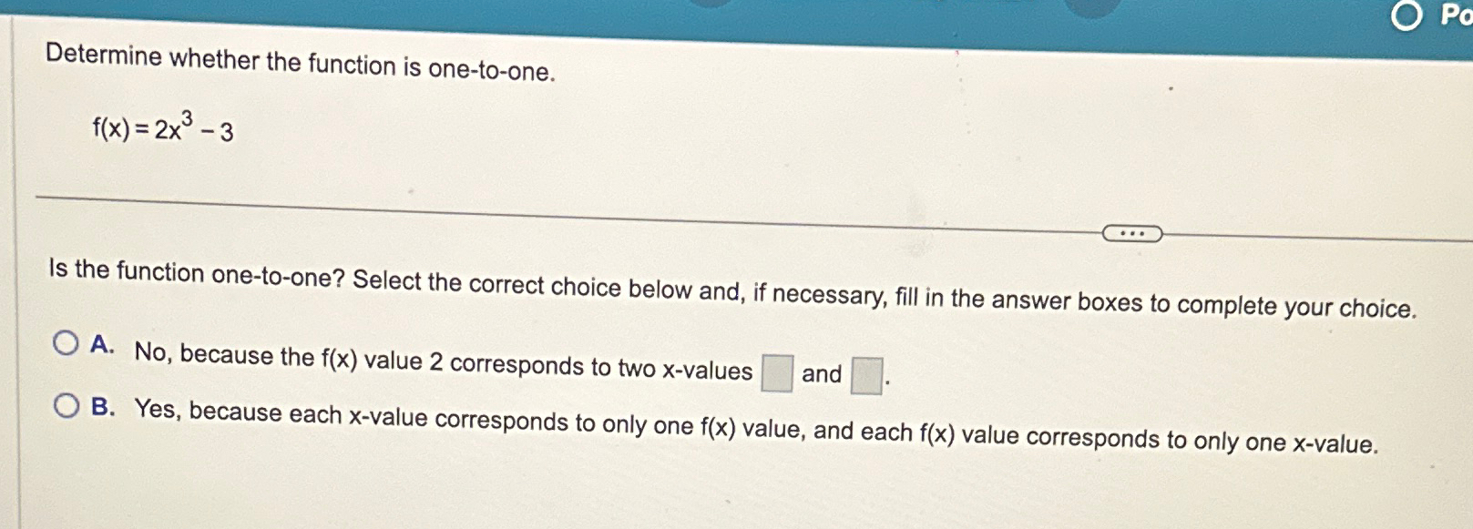Solved Determine whether the function is | Chegg.com