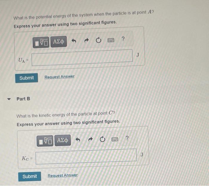 Solved A particle moves under the influence of a | Chegg.com