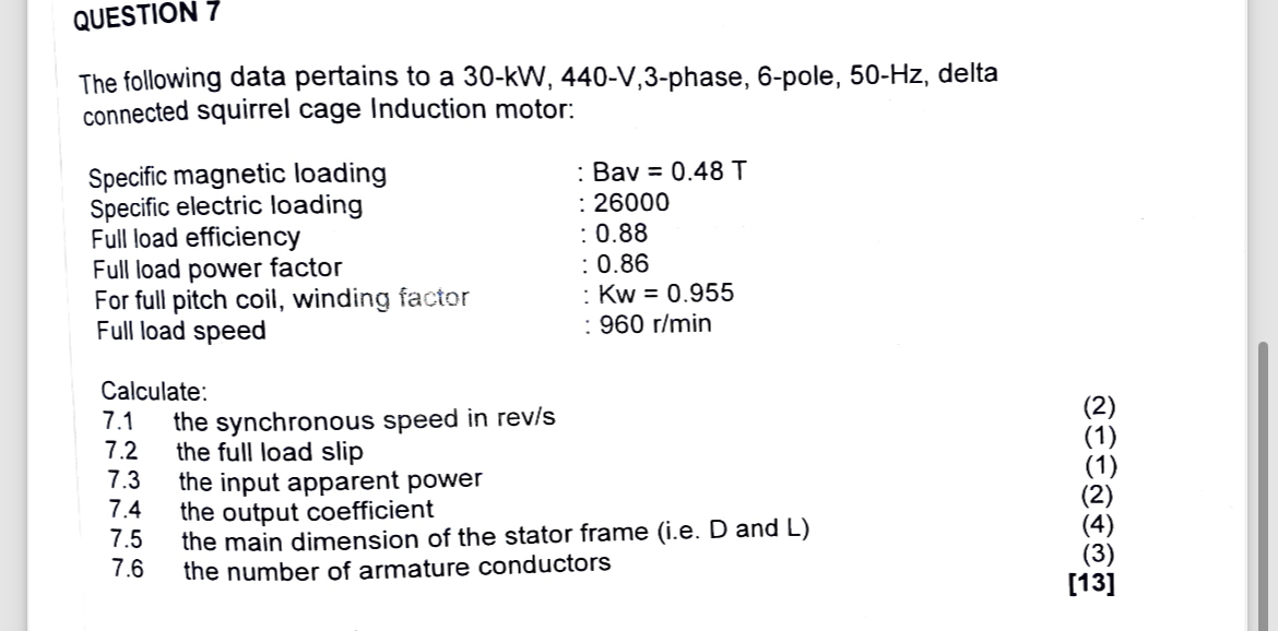 Solved QUESTION 7The following data pertains to a | Chegg.com